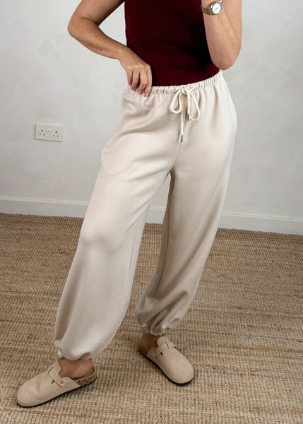 Cocoon jogger - beige – The Style Attic