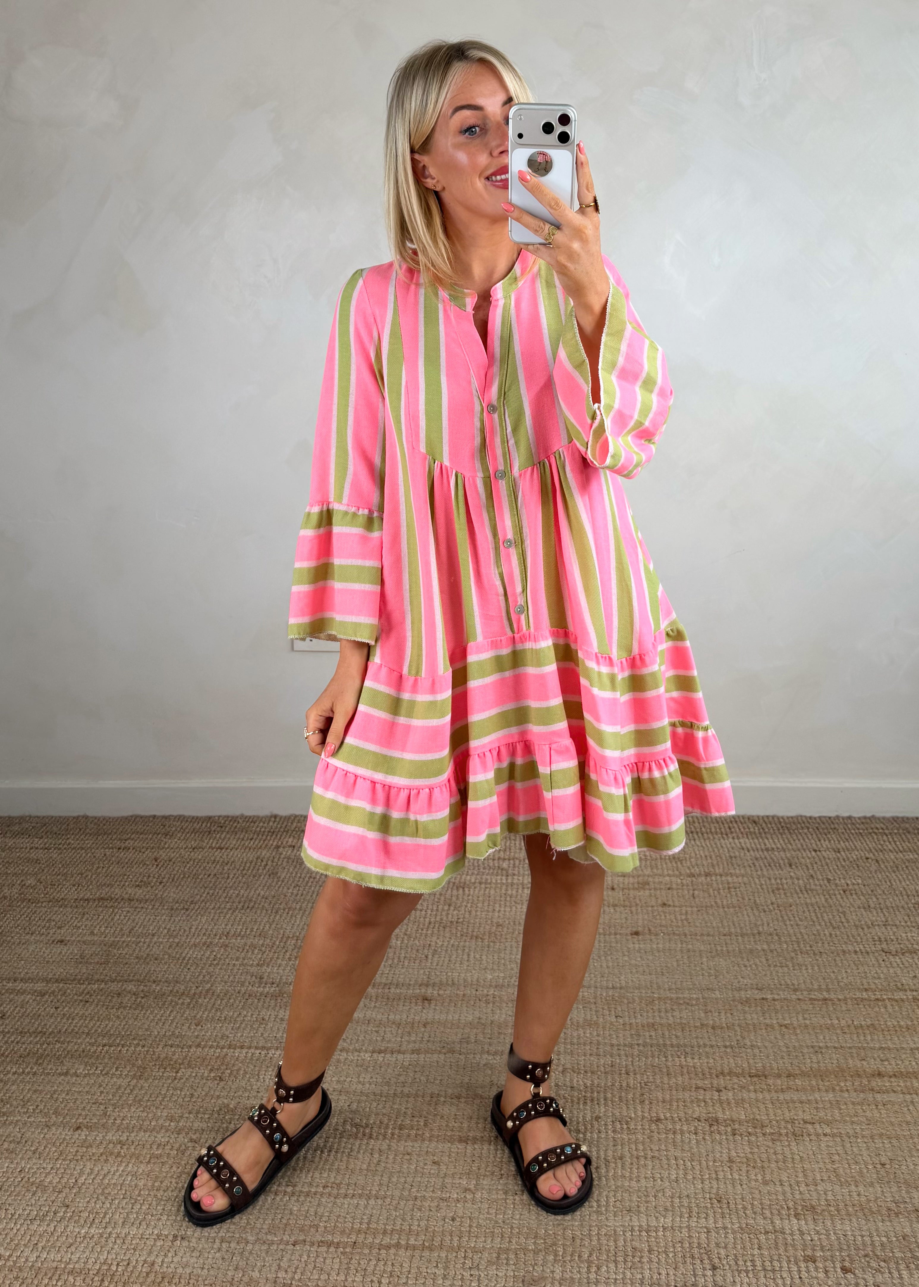 Tamsin striped tunic dress - three – The Style Attic