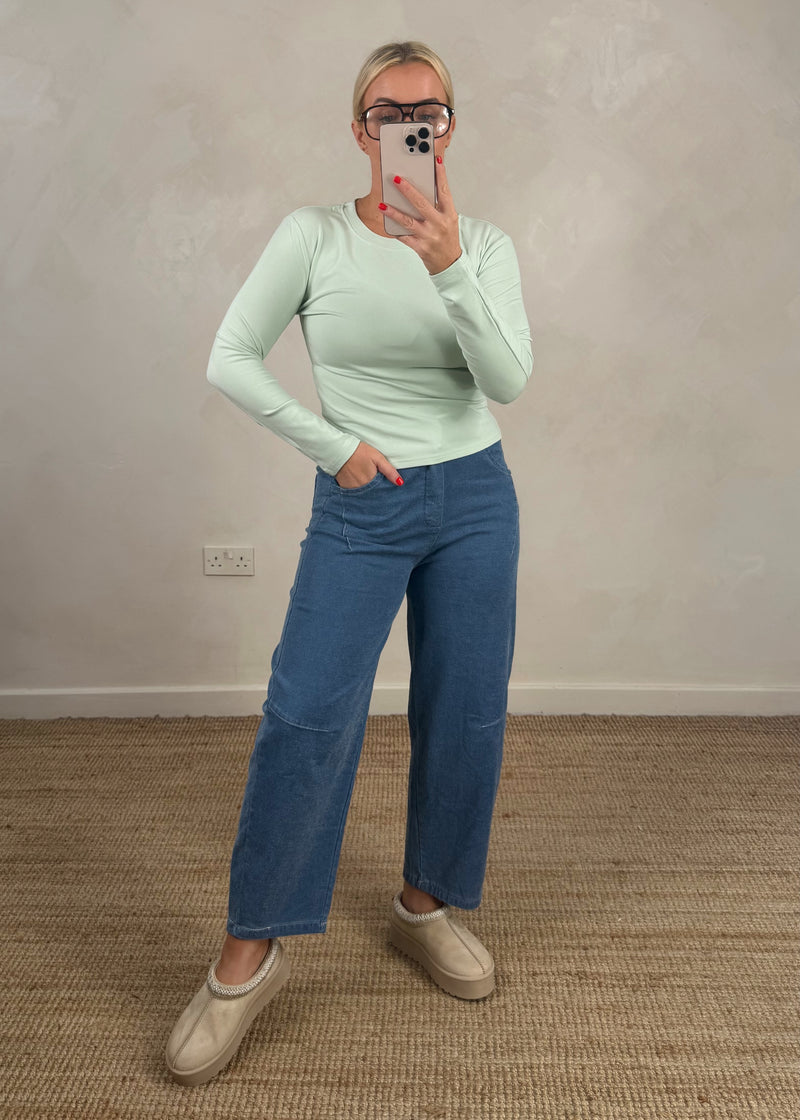 L/S base layer - Mint – The Style Attic